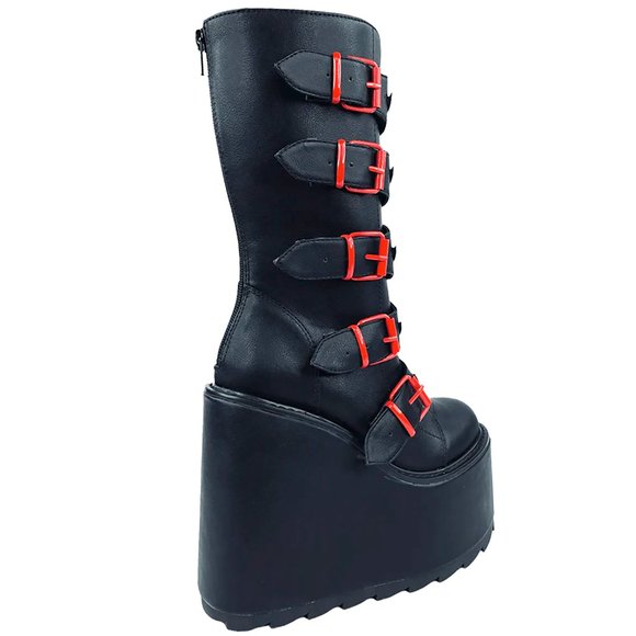 YRU | Shoes | Yru X Naruto Dune Akatsuki Cosplay Platform Boots | Poshmark